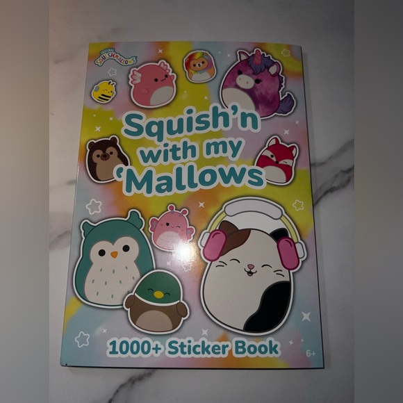 Squishmallows | Toys | Squishn With My Mallows Sticker Book | Poshmark